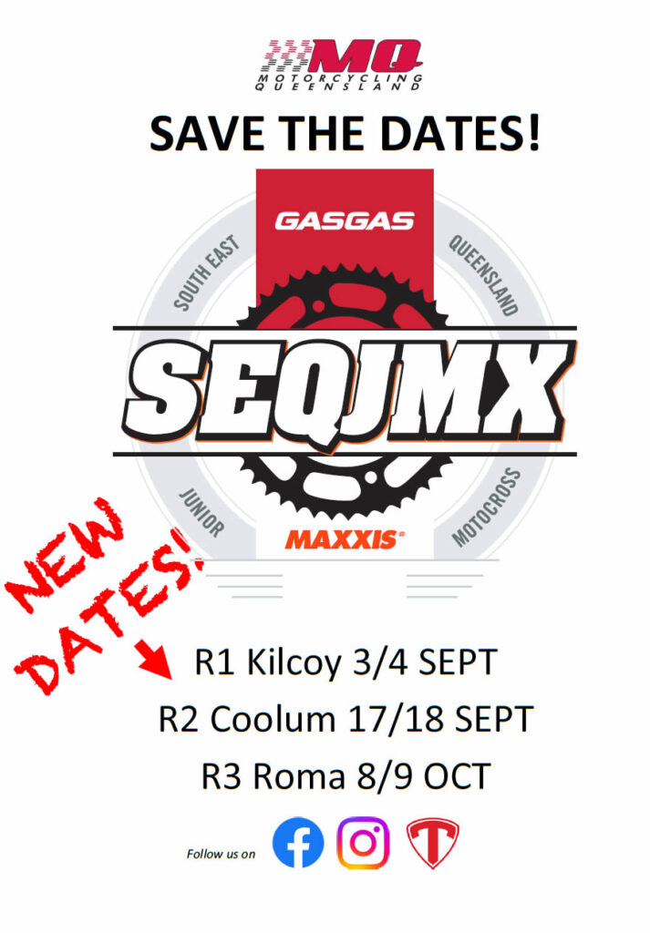 SEQ Save The Date - Motorcycling Queensland
